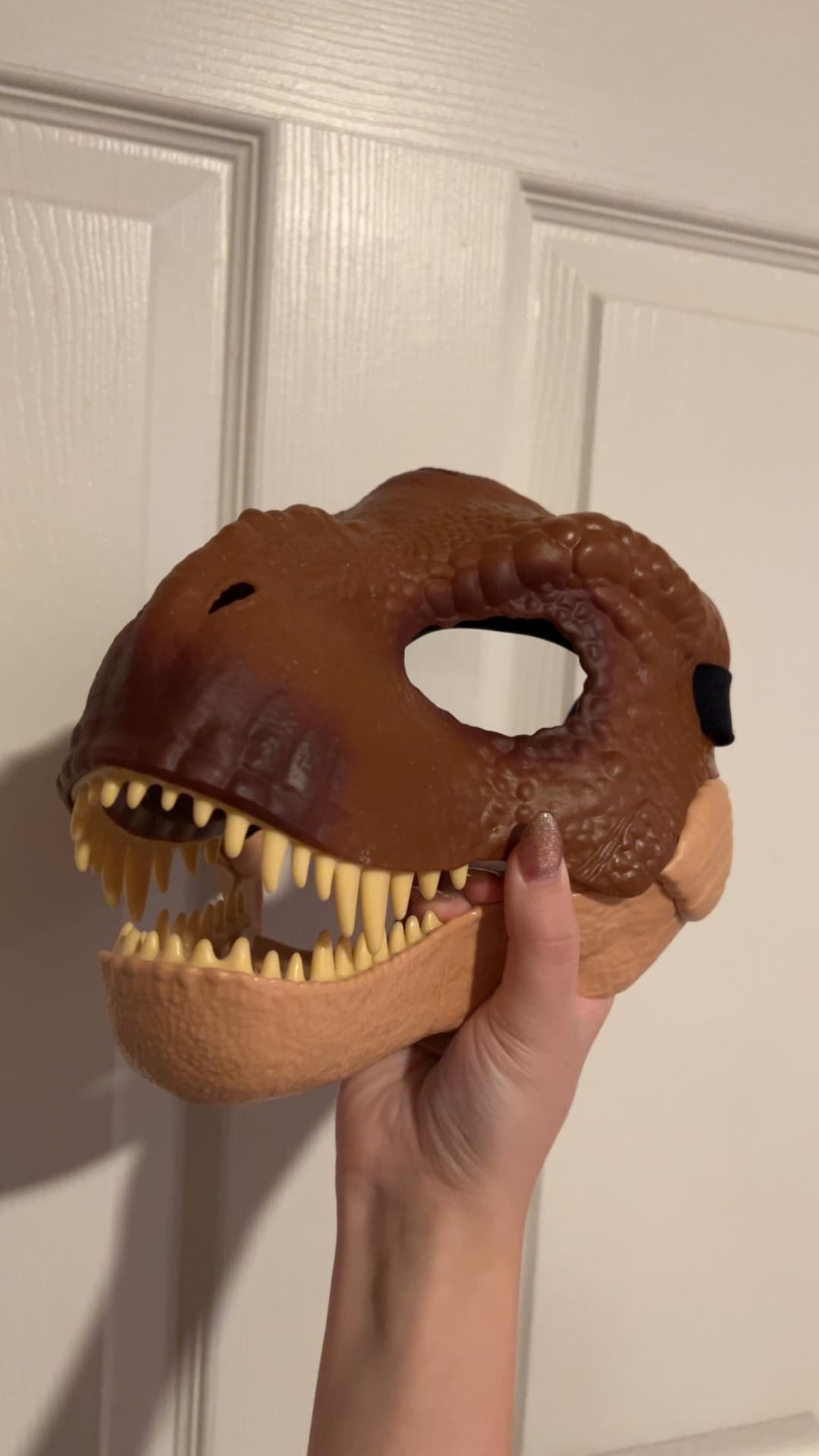 Plain Dino Mask - Raptor Mask - - Etsy