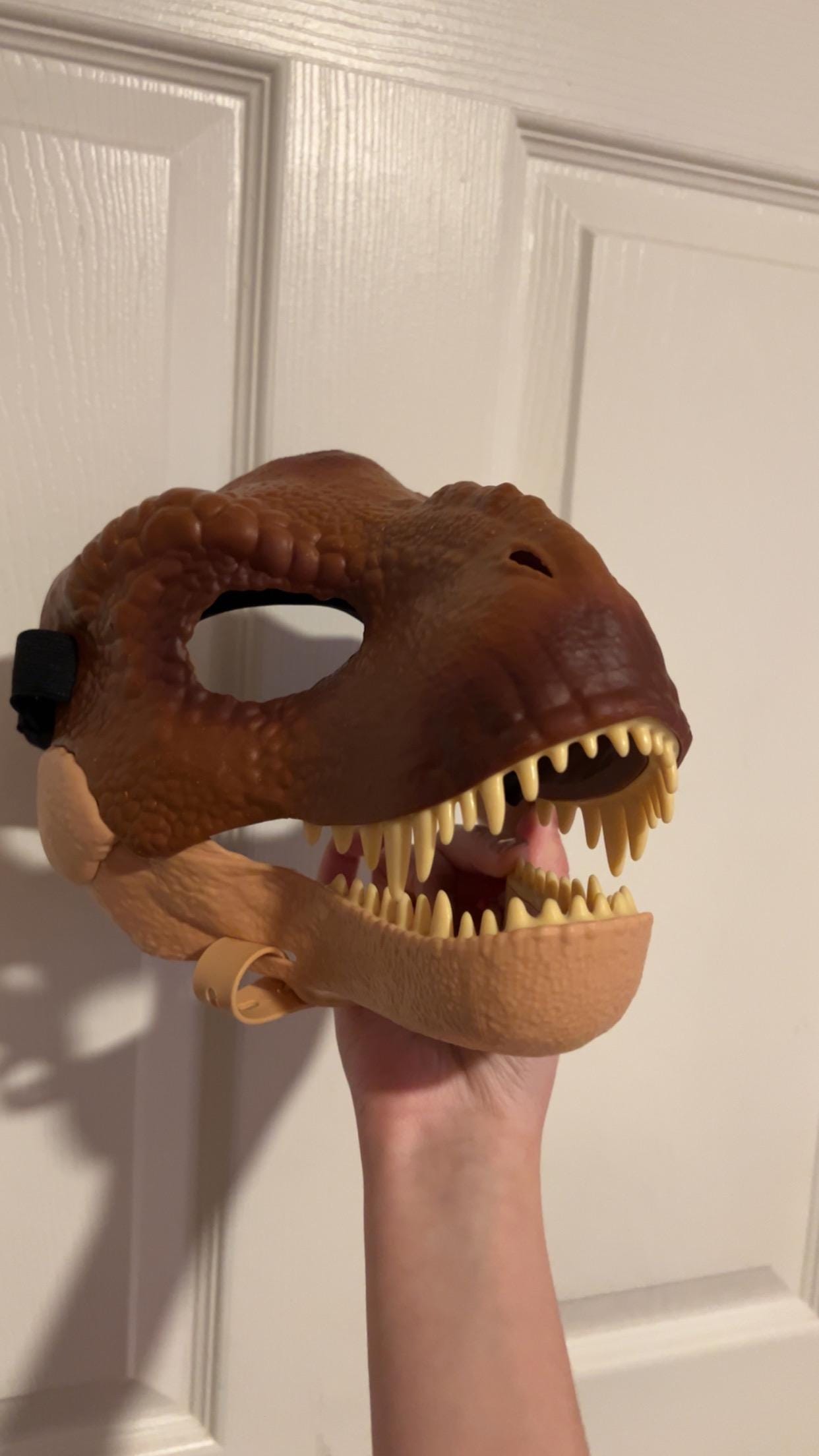 Plain Dino Mask - Raptor Mask - - Etsy