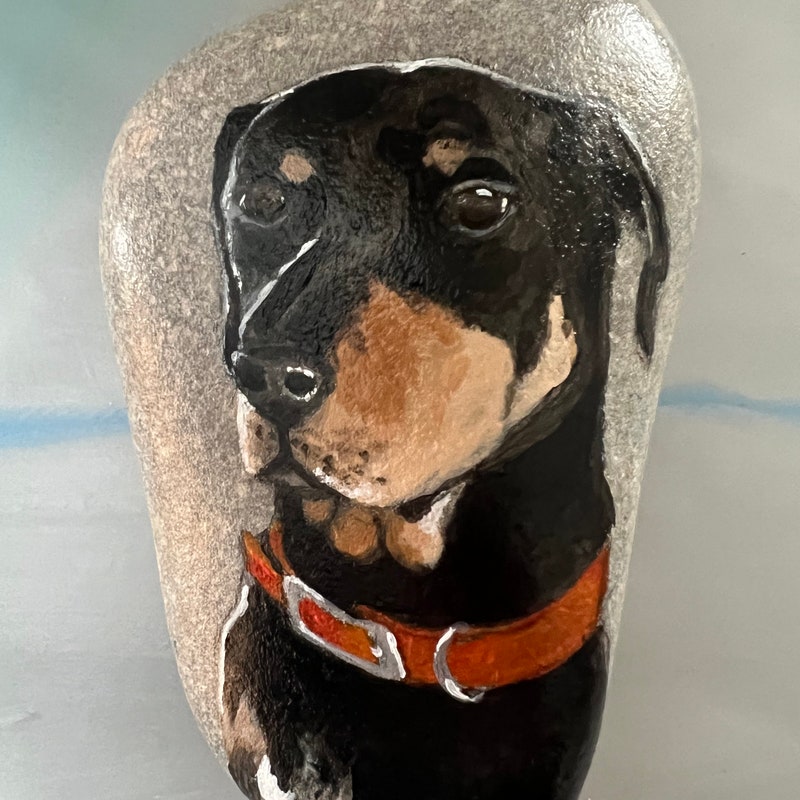 Dog Hand Painted Rocks - Etsy