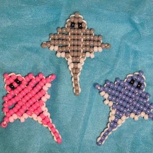 Beaded Animal Keychain | Ocean Animals | Pony Bead Animals | 90s ...