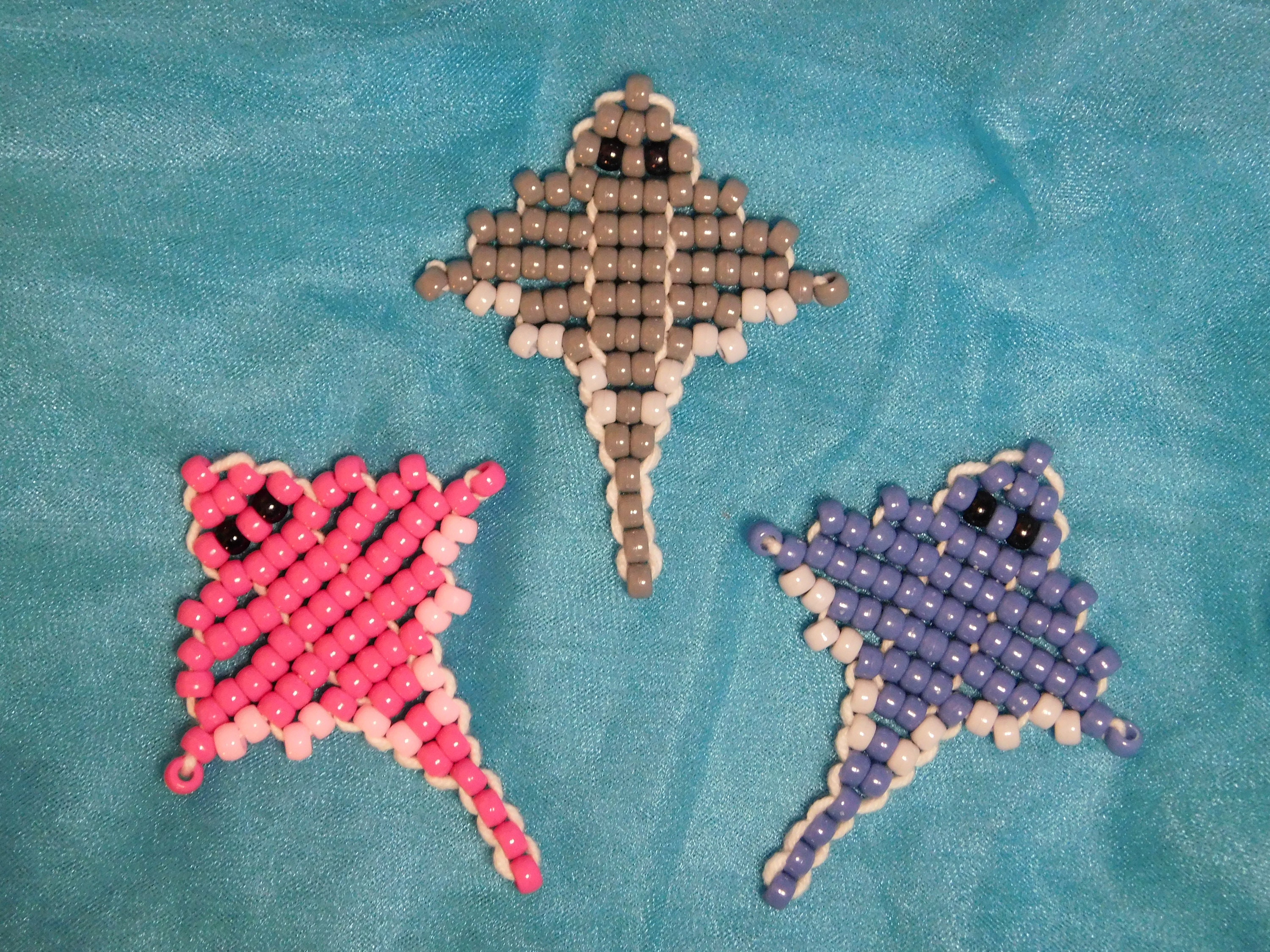 Beaded Animal Keychain | Ocean Animals | Pony Bead Animals | 90s ...