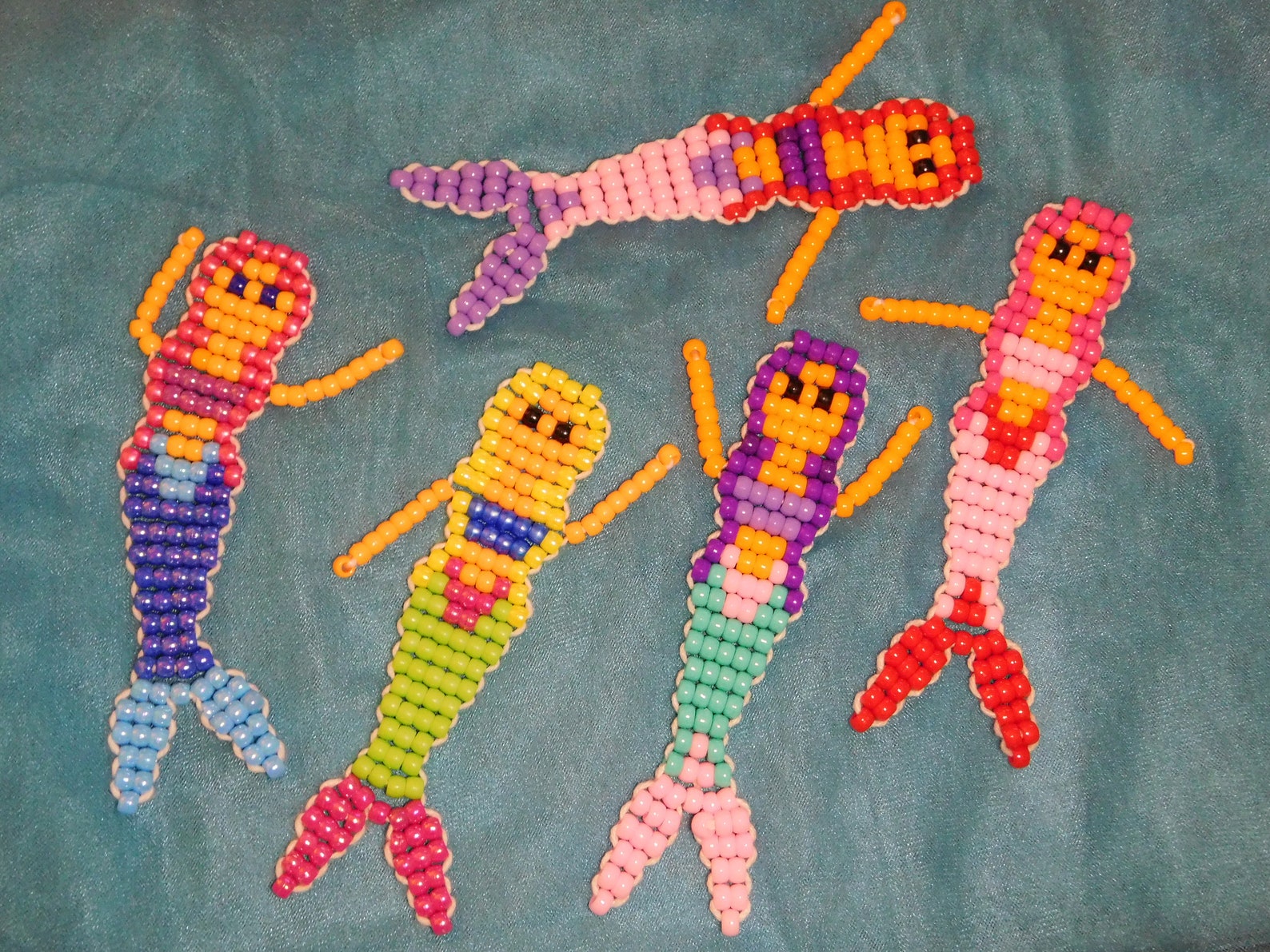 Beaded Animal Keychain | Mermaid Keychains | Beaded Mermaids | 90s ...