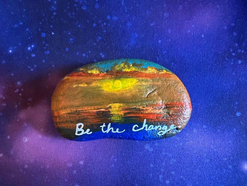 Positive Affirmation Rocks, Be Positivity Rocks, Painted Affirmation ...