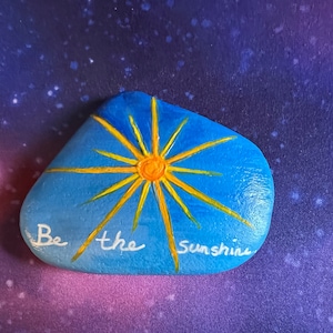 Positive Affirmation Rocks, Be Positivity Rocks, Painted Affirmation ...