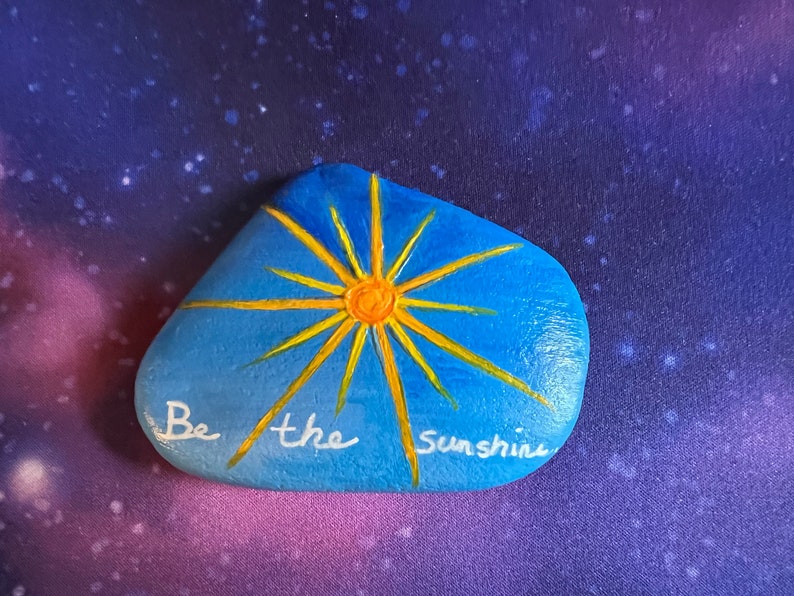 Positive Affirmation Rocks, Be Positivity Rocks, Painted Affirmation ...