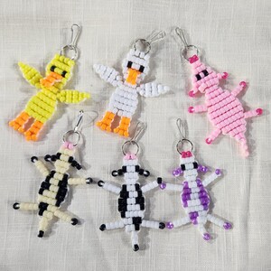 Beaded Animal Keychain | Mini Animals | Pony Bead Animals | 90s ...