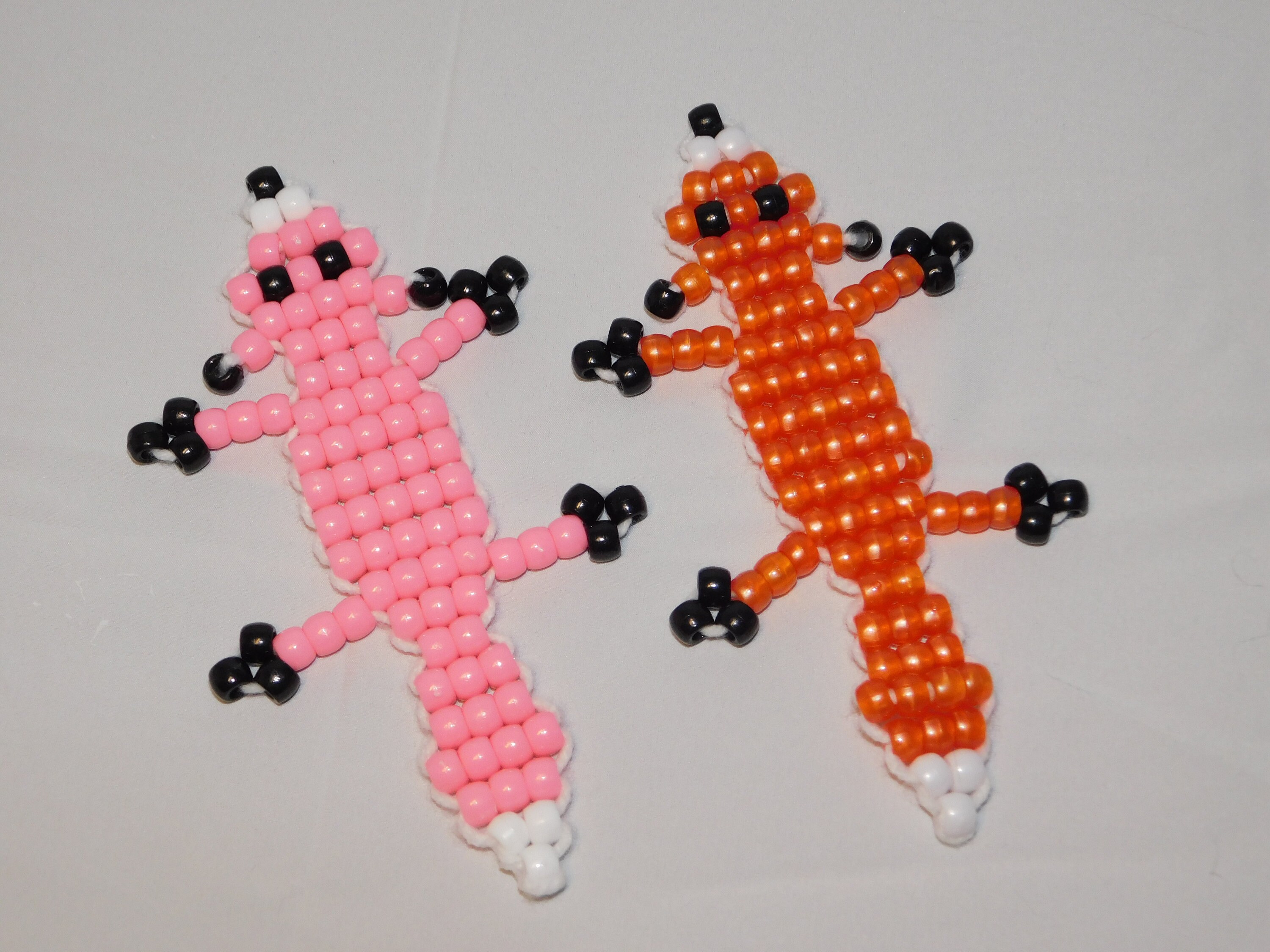 Beaded Animal Keychain Woodland Animals Pony Beads 90s Nostalgia Gift ...