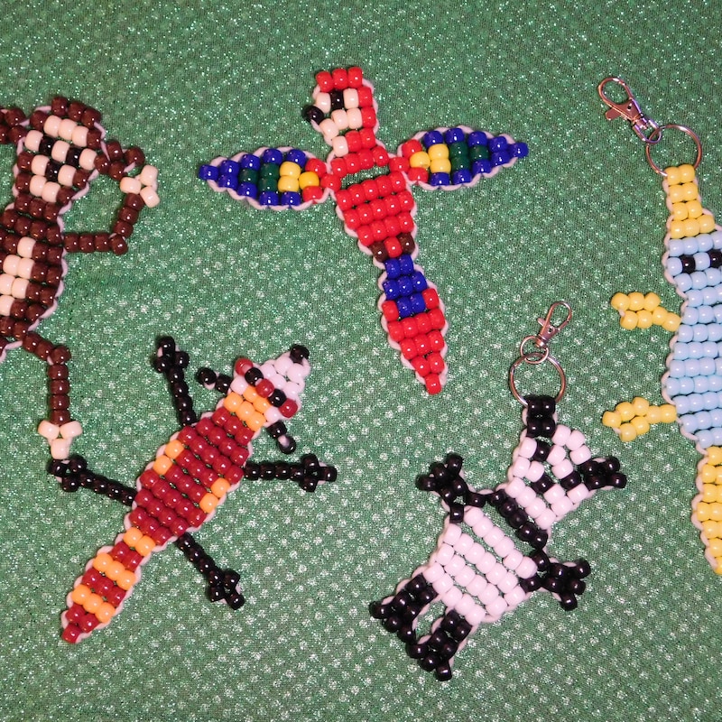 Pony Bead Keychain Patterns - Etsy