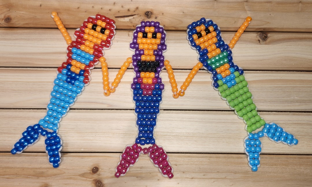 Beaded Animal Keychain | Mermaid Keychains | Beaded Mermaids | Pony ...