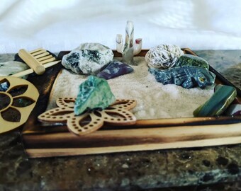 Turtle Sandbox Mini / Sand Garden / Mini Zen Garden - Etsy