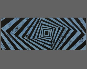 Spiral 2-04 - Relief Print Large Scale Original Art on Heavy Paper ...