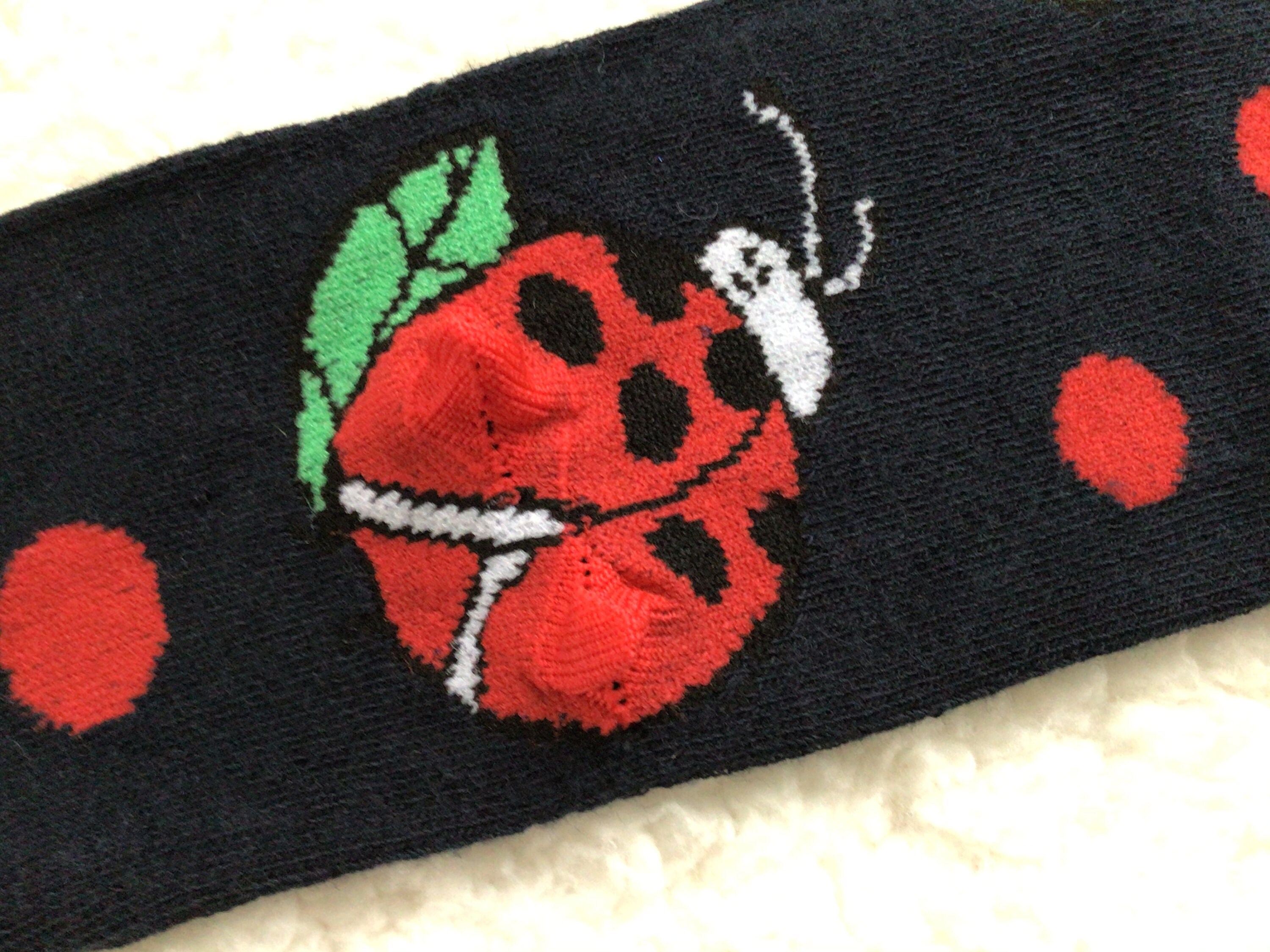 Ladybug Vintage Kids Tights With Pop-out Design - Etsy