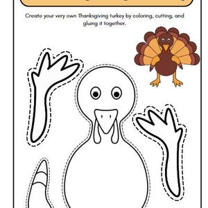 Thanksgiving Preschool Learning Pack | Thanksgiving Unit Study - Etsy