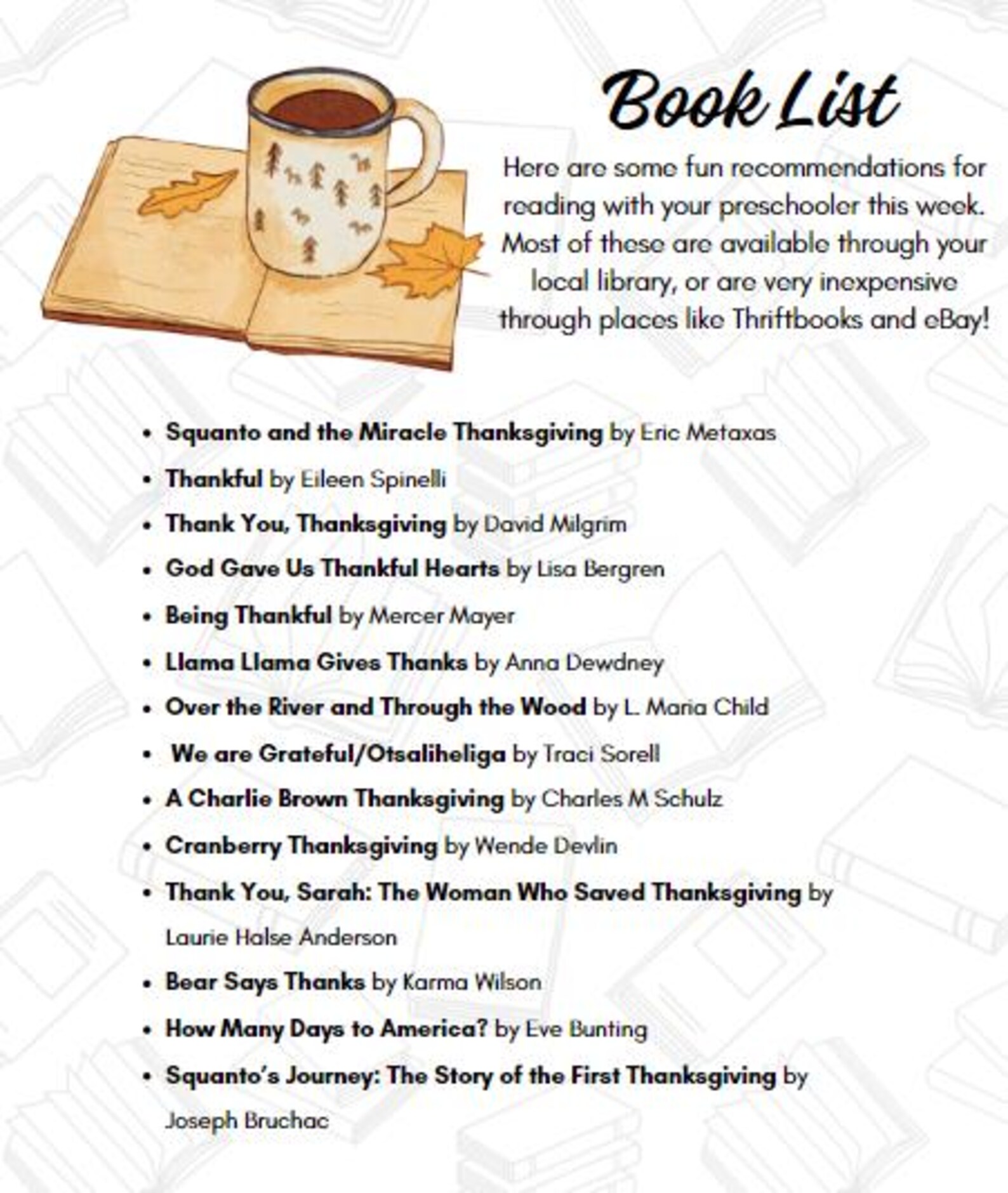 Thanksgiving Preschool Learning Pack | Thanksgiving Unit Study - Etsy