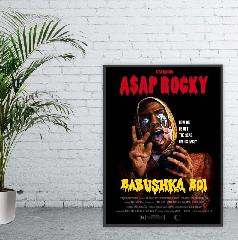 ASAP Rocky Babushka Boi Single Poster - Etsy Hong Kong