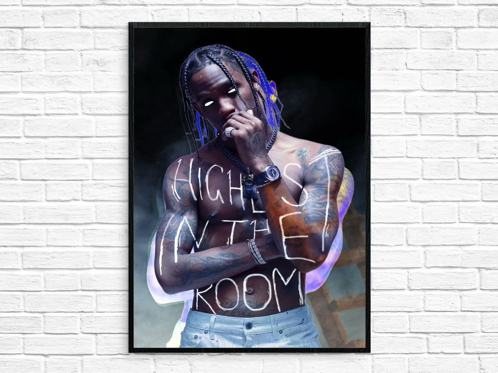 Travis Scott Highest in the Room Single Poster - Etsy