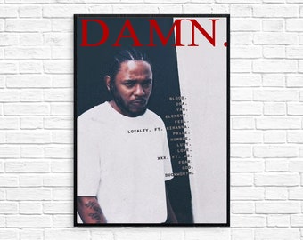 Damn Album Poster - Etsy