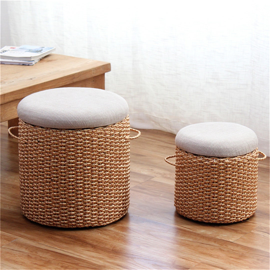 Japan Style Furniture Modern Simple Chair Solid Wood Rattan - Etsy