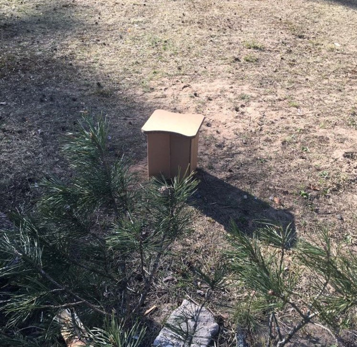Cardboard Picnic Stools. Set of 2. Foldable. Camping Stool. Temporary ...