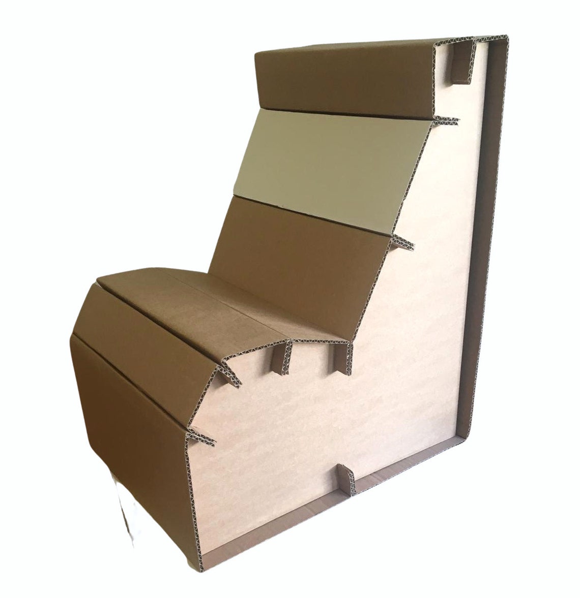 Cardboard Kids Chair. Gift for Kids. Foldable and Lightweight. Easy to ...