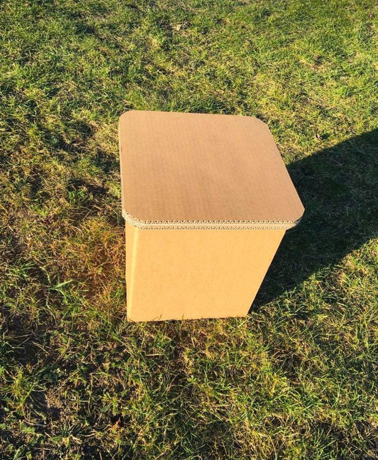 Cardboard Picnic Stools. Set of 2. Ecofriendly. Temporary Furniture ...