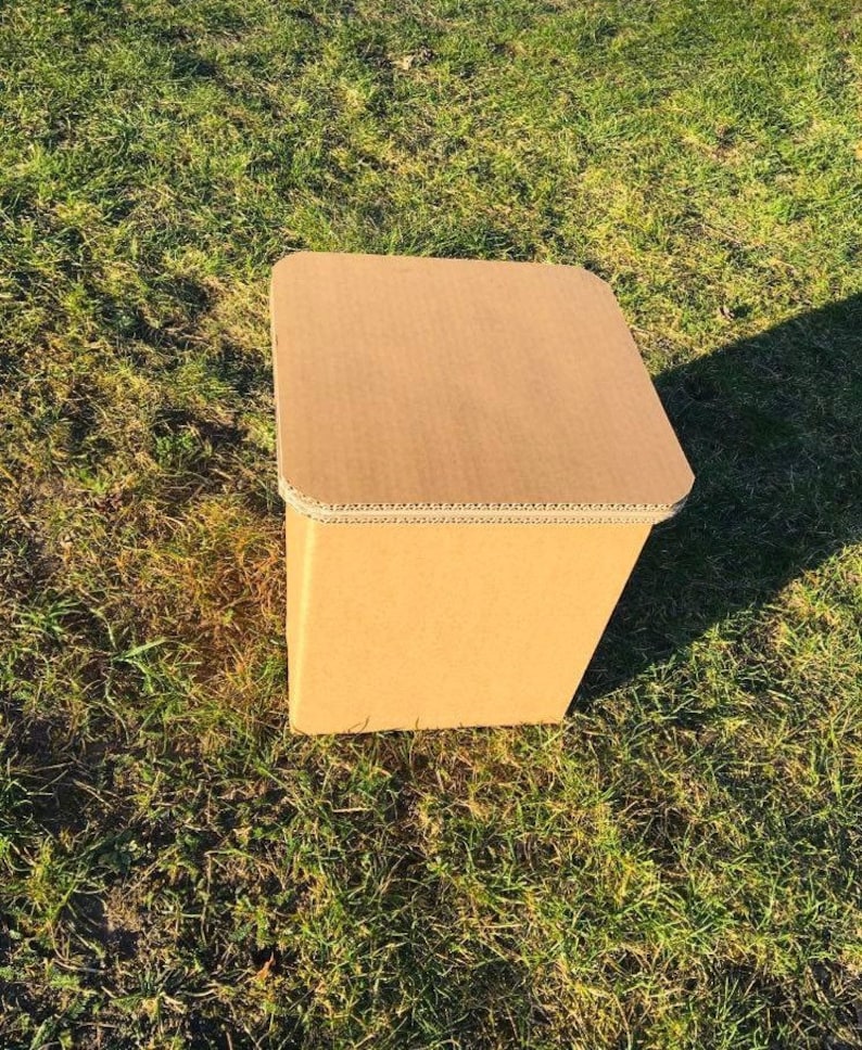 Cardboard Picnic Stools. Set of 2. Ecofriendly. Temporary Furniture ...