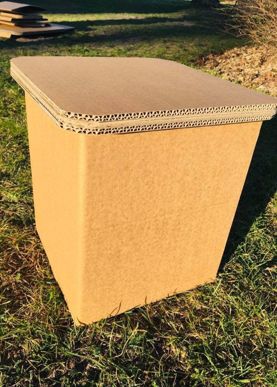 Cardboard Stools. Picnic Stools. Camping Stools. Set of 4 Pieces. Easy ...