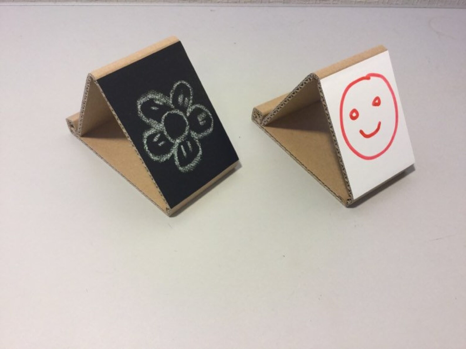 Mini Chalk Blackboard or Whiteboard. Foldable and Erasable. Set 6. - Etsy