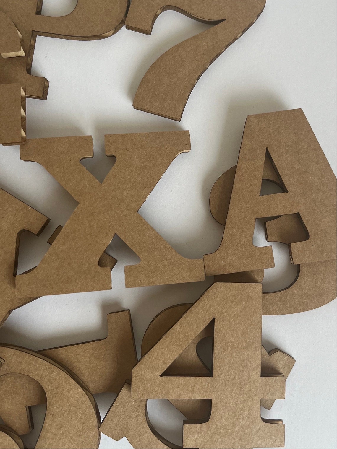 Cheap Cardboard Letters and Numbers, Thin Cardboard Letters, Craft and ...