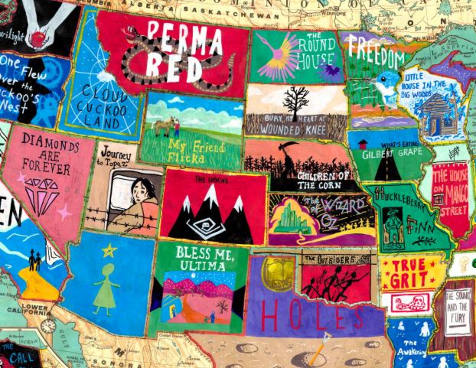 50 States of Books PDF - Etsy
