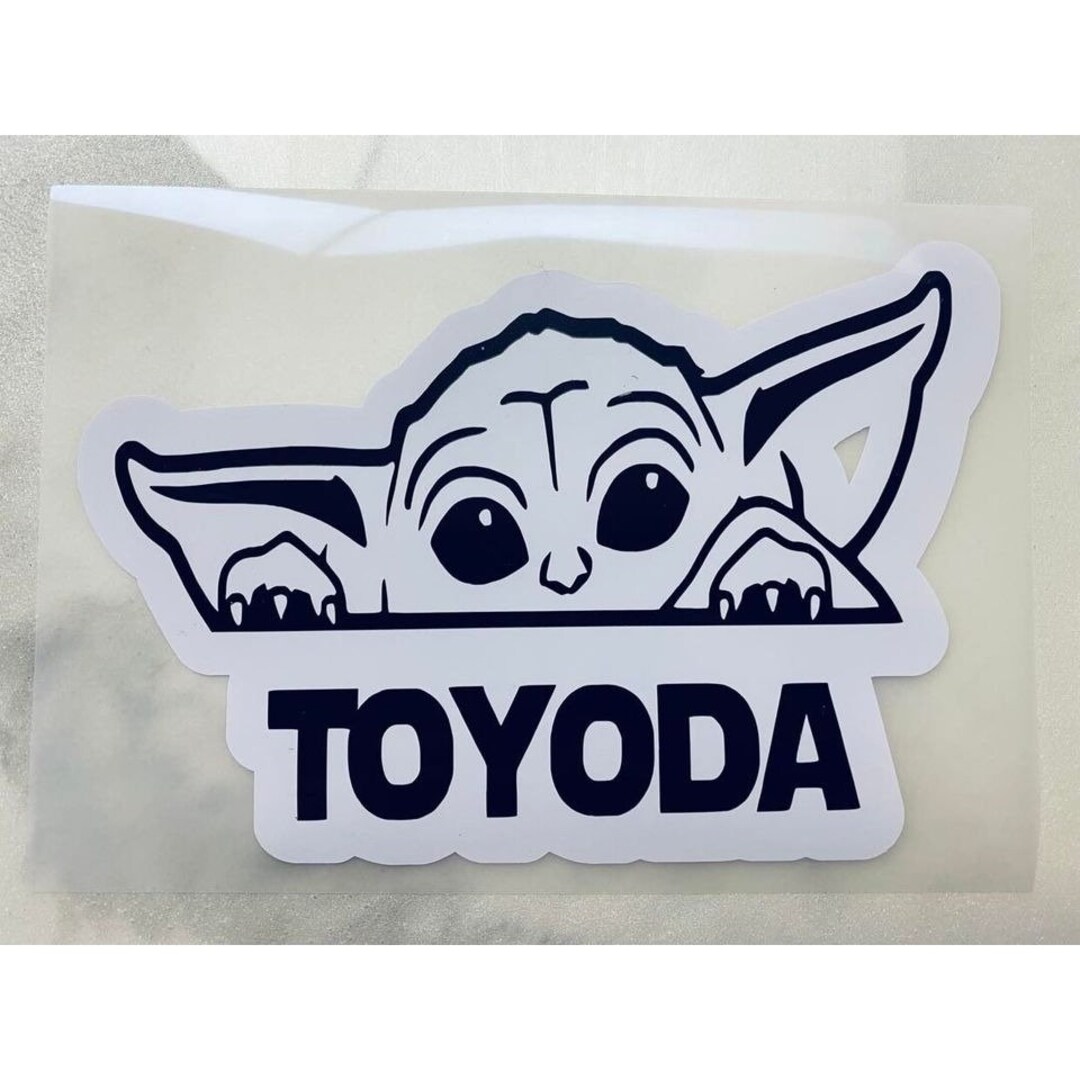 Toyota Toyoda Yoda Decal for Car Window Bumper Sticker - Etsy