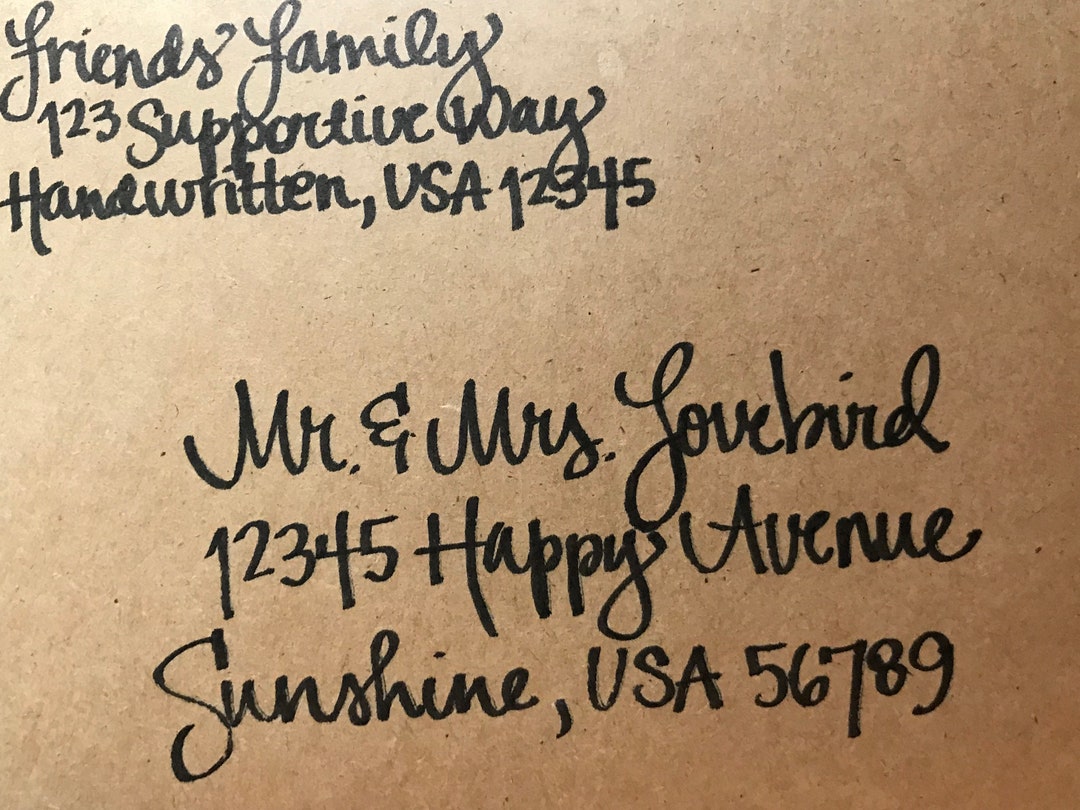 Handwritten Envelope - Etsy