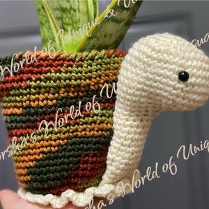 Crochet Snail Planter PDF Pattern - Etsy