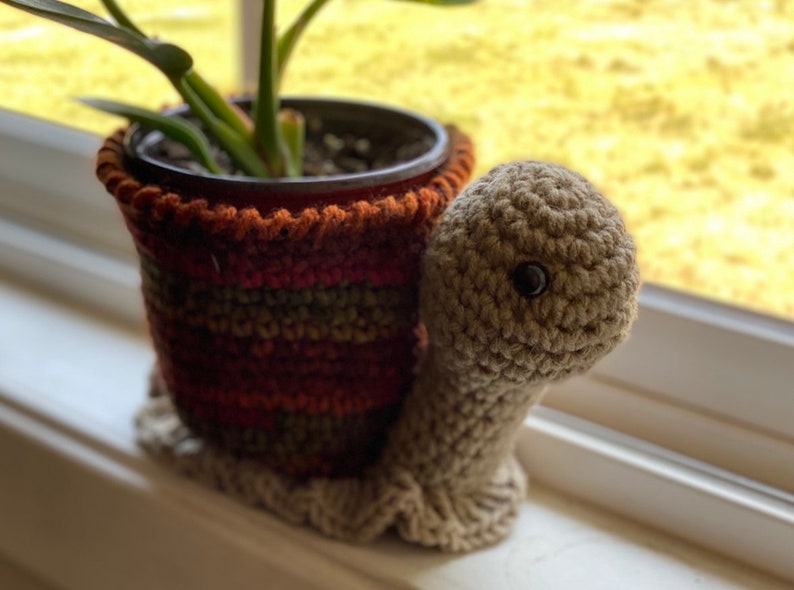 Crochet Snail Planter PDF Pattern - Etsy