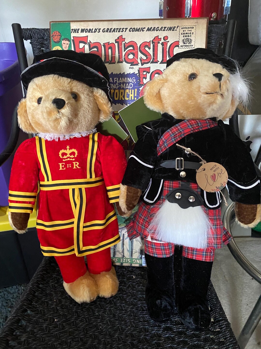 Vintage Harrods Royal Guard Bear Set, - Etsy