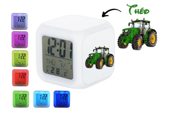 Custom Tractor Alarm Clock - Etsy UK
