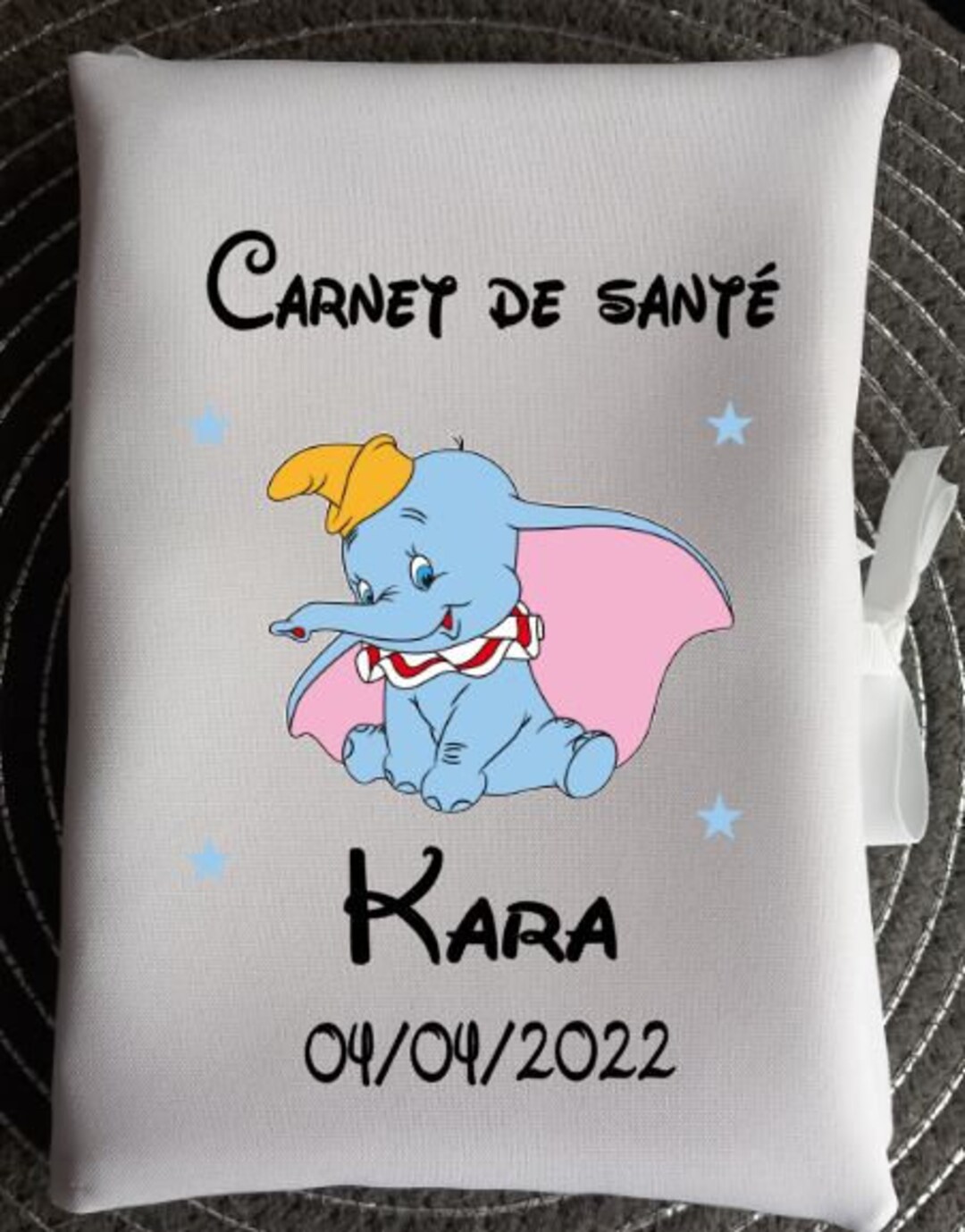 Personalized Dumbo Health Book Cover - Etsy