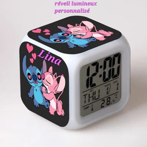 Stitch Alarm Clock - Etsy UK