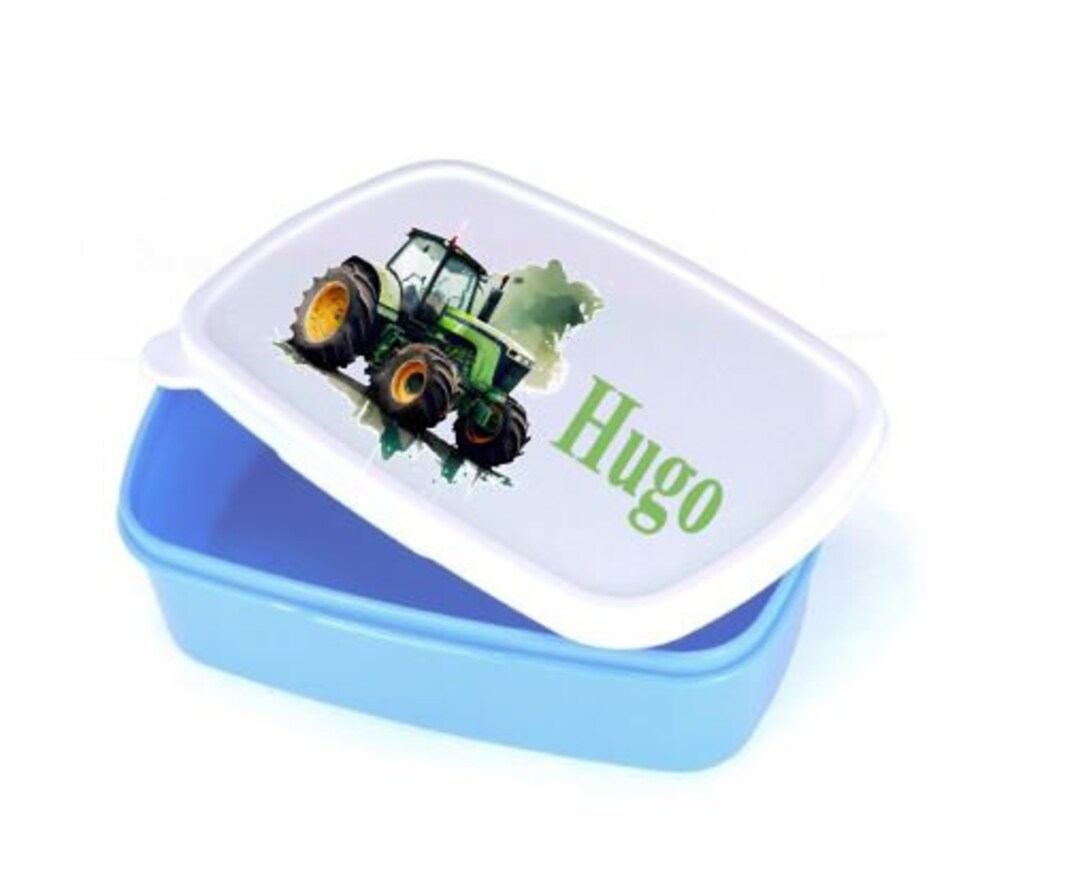 Personalized Tractor Snack Box - Etsy