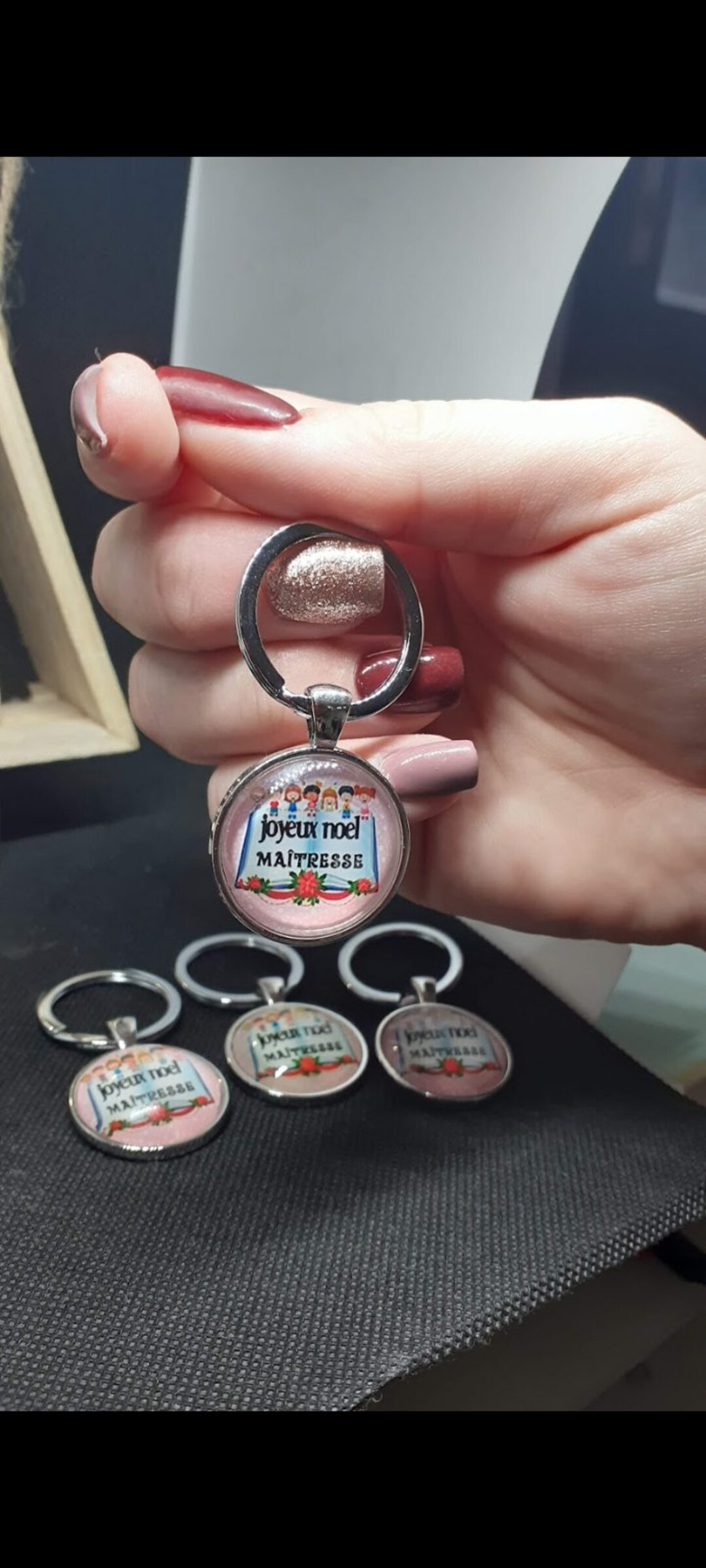 Merry Keychain Christmas Mistress - Etsy