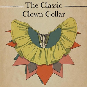 Picnic Palace's Classic Clown Collar Sewing Pattern - Etsy