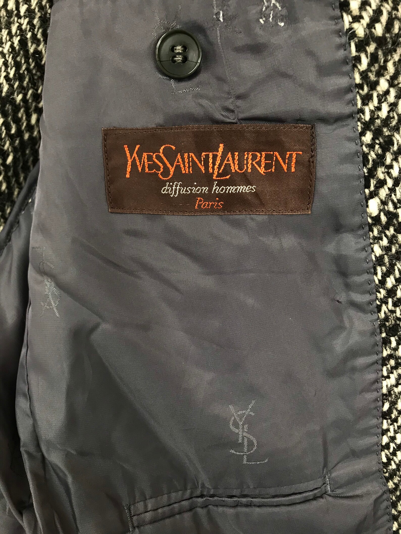 Yves Saint Laurent YSL Orange Tag Jacket | Etsy