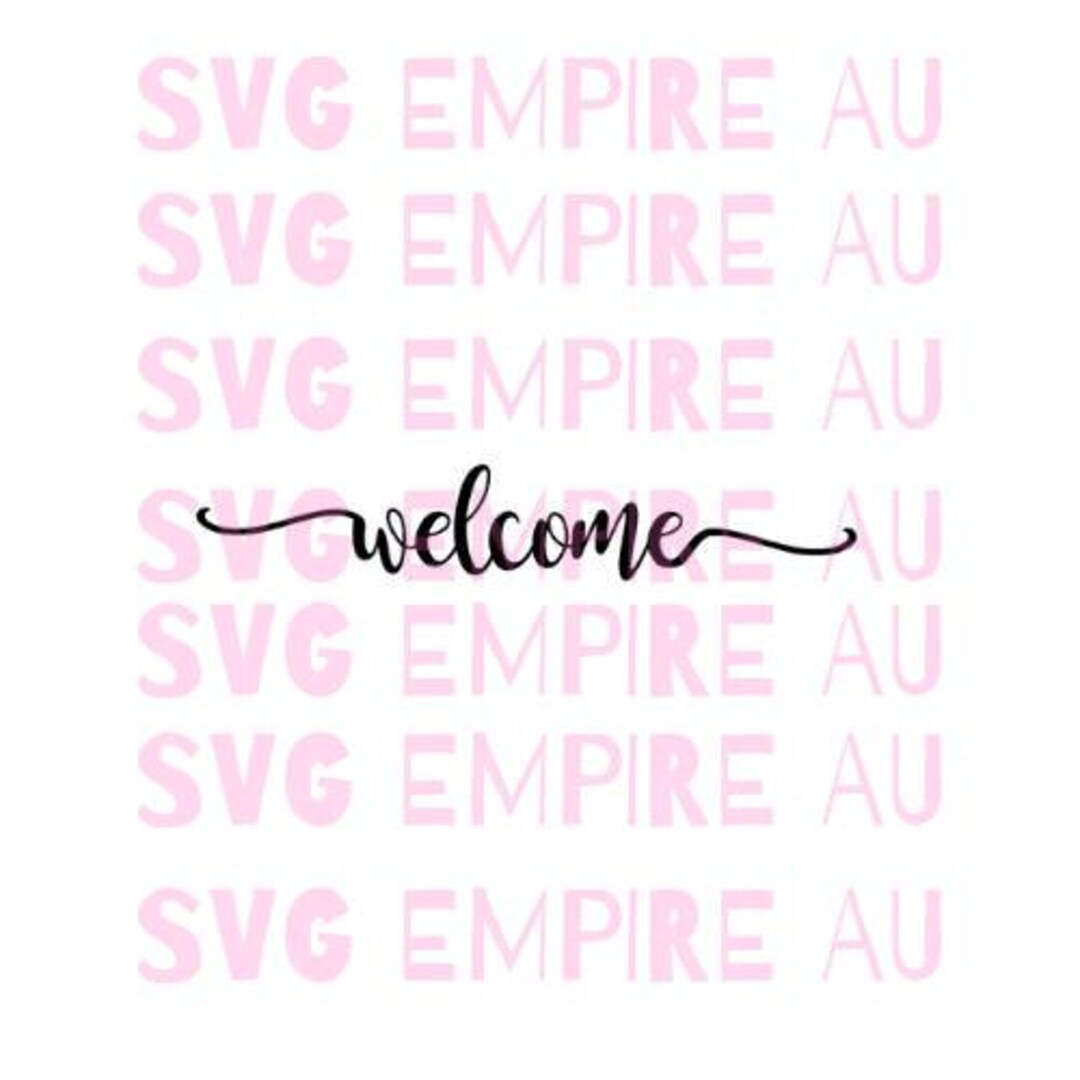 Welcome Svg - Welcome Svg File - Welcome Cut File - Front Door Svg ...