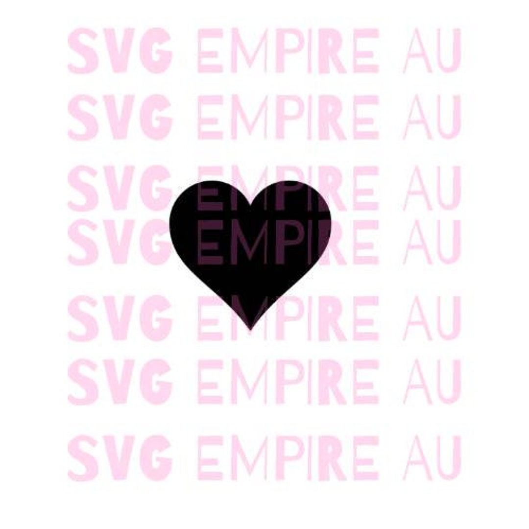 Heart Svg Cut File Instant Download/ Vinyl & Craft Cutting File, Die ...