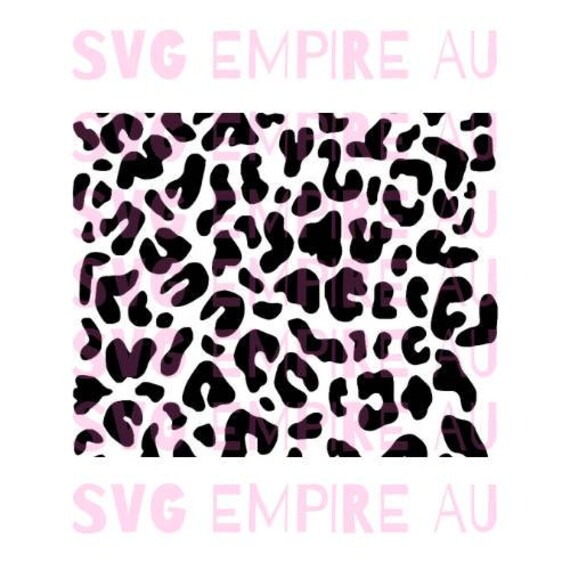 Leopard Print SVG Animal Print Svg PNG Eps Dxf Jpg | Etsy