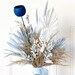 Hues of Blue Dried Flower Bouquet - Etsy
