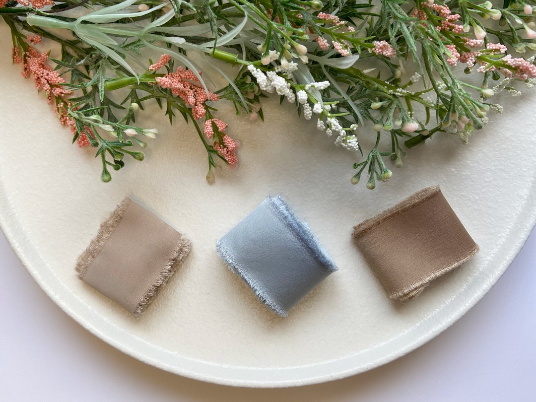 Fancy Frayed Edge Ribbon Hand Frayed Ribbon Bridal Bouquet ...