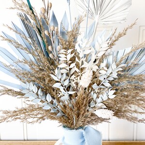 Hues of Blue Dried Flower Bouquet - Etsy