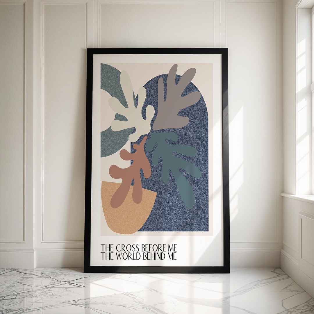 The Cross Before Me Quote Print - Etsy