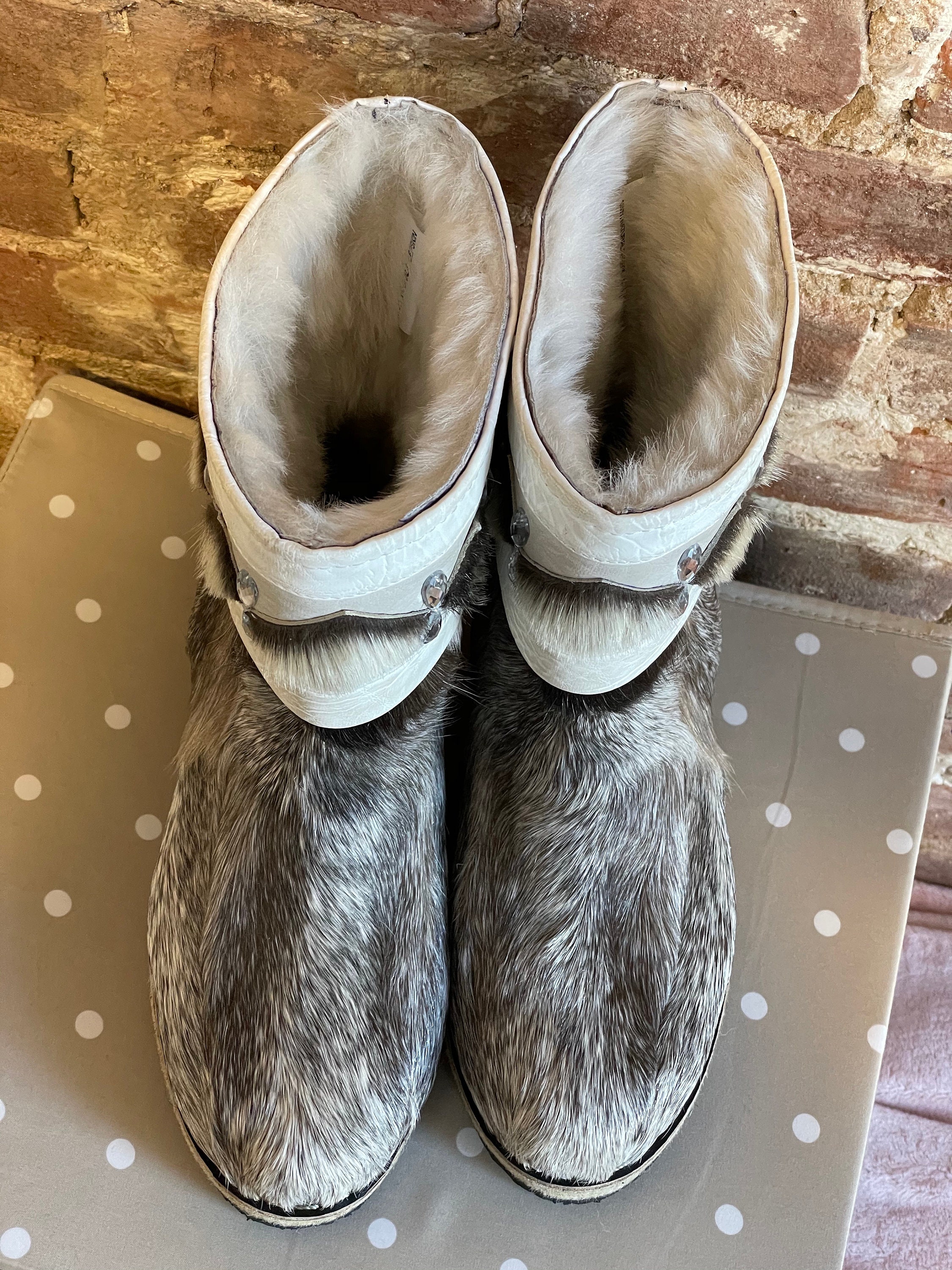Reindeer Winter Fur Boots Mukluks 100% Handmade From Siberia/mongolia ...